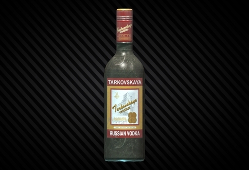 Bottle of Tarkovskaya vodka